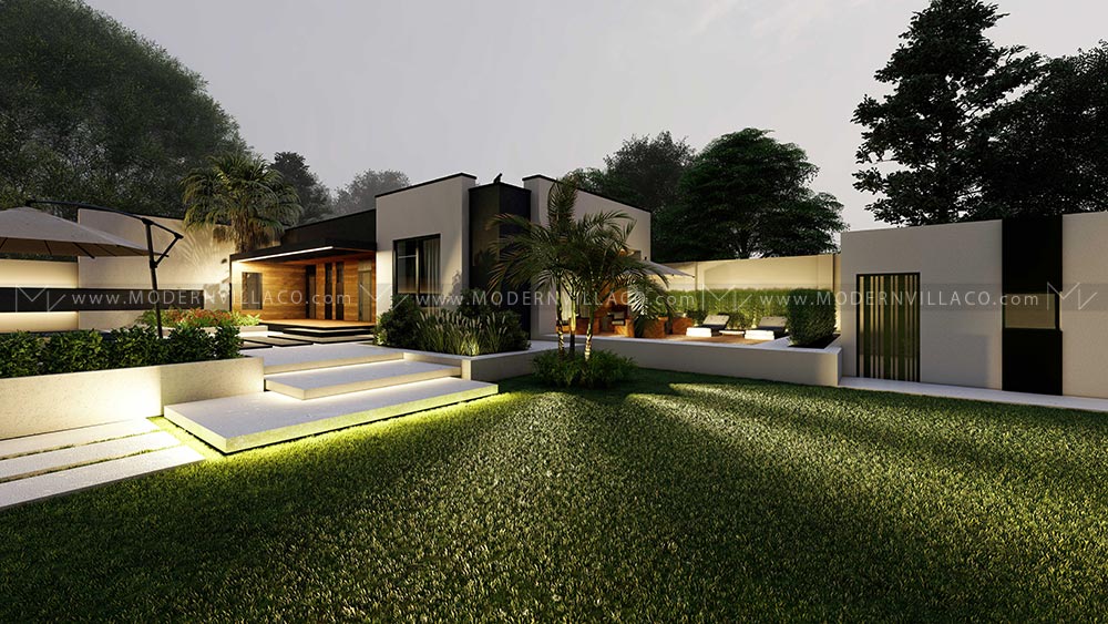 Villa garden design | MODERN VILLA