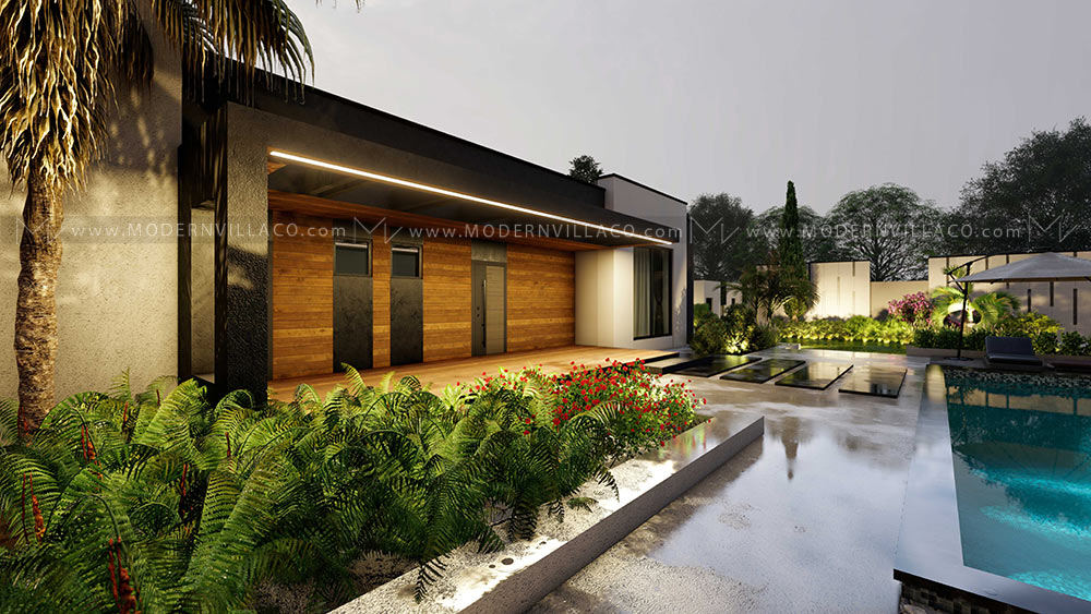 Villa garden design | MODERN VILLA