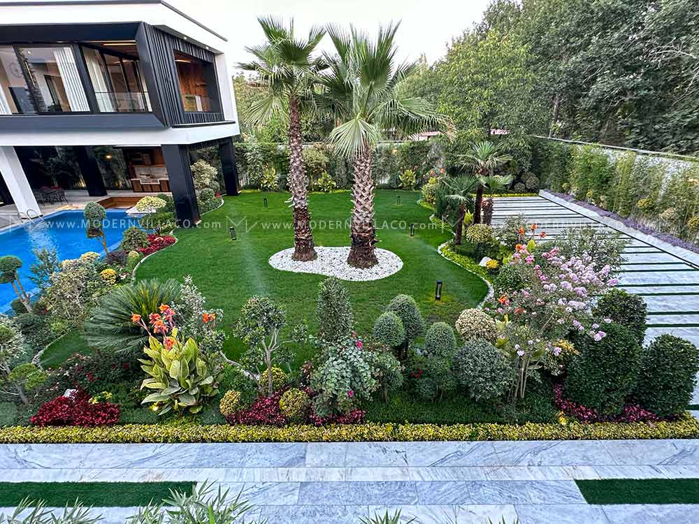 Villa garden design | MODERN VILLA