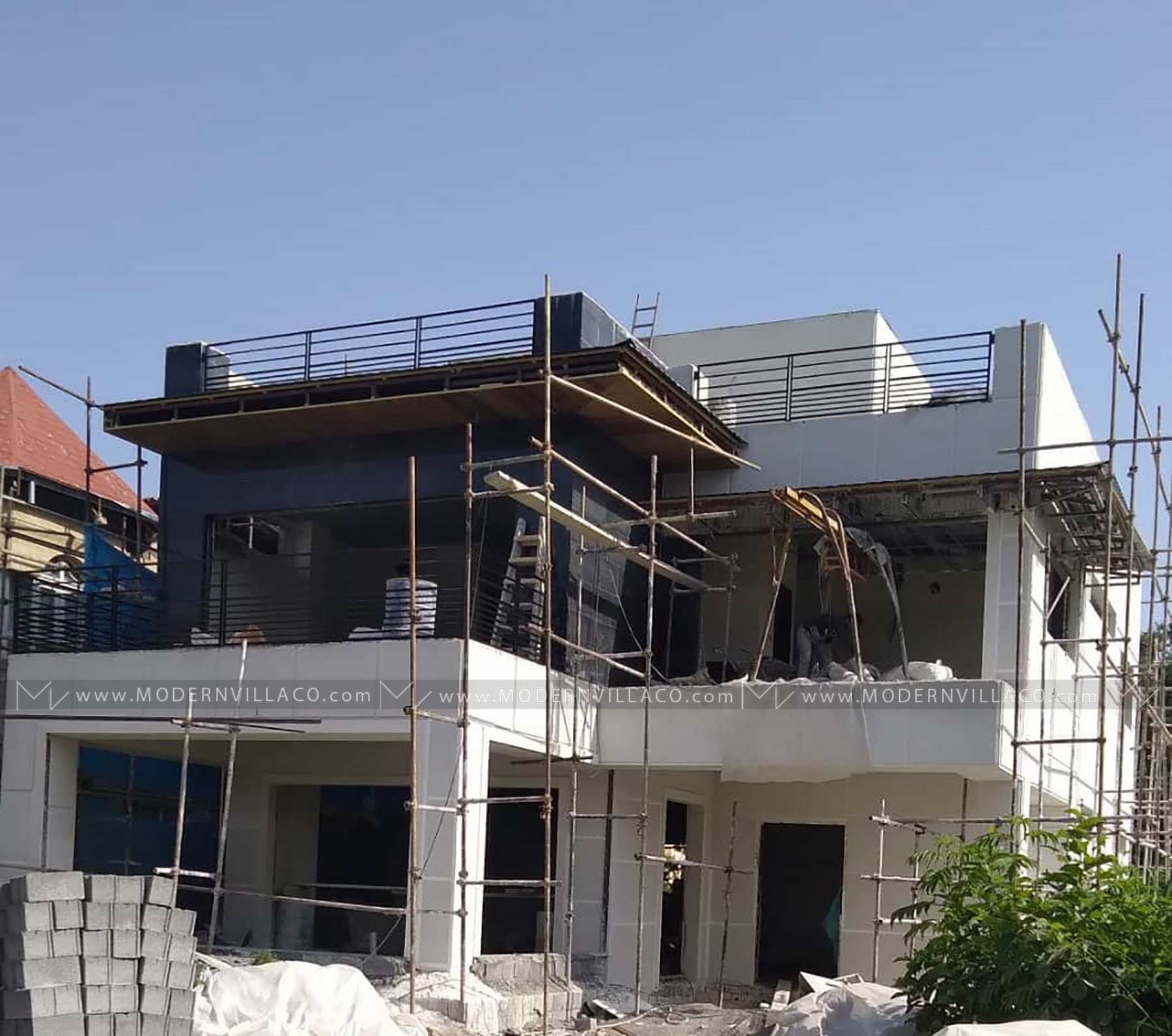 What are the types of structures used in the construction of villas ...