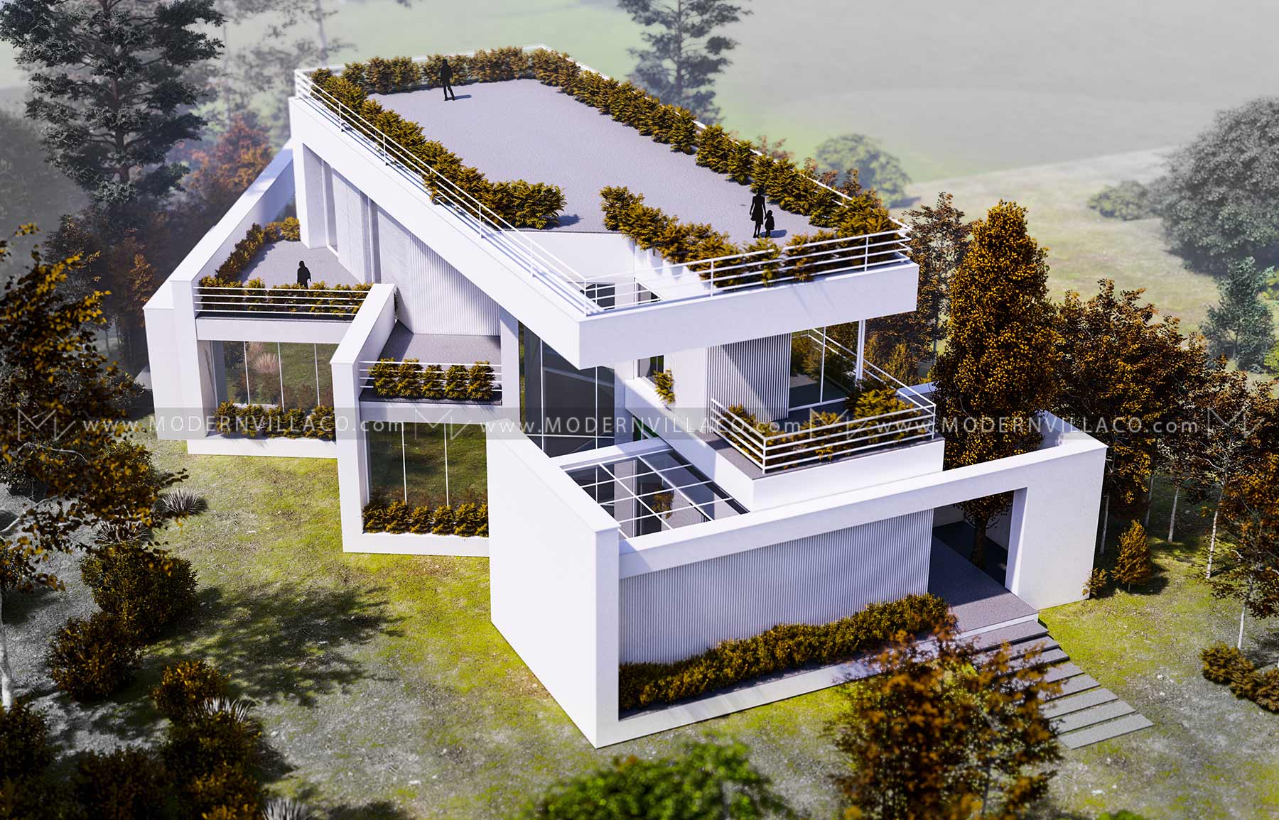 Duplex villa project in Arak | MODERN VILLA