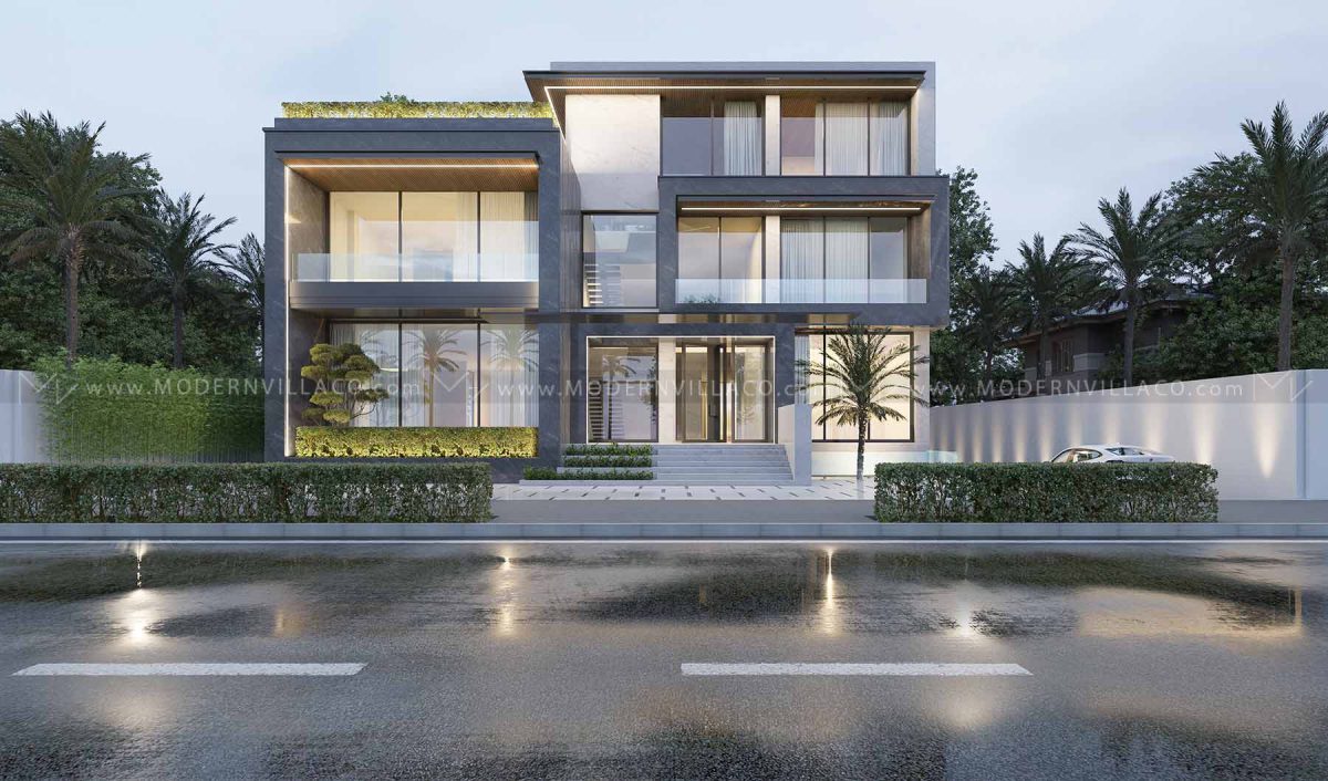 Luxury Villa with a Unique Modern Design in Dubai | An Architectural ...
